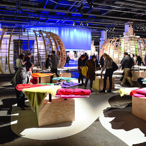 Designing rooms with textiles