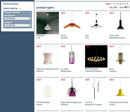 Membership Product Library | Architonic