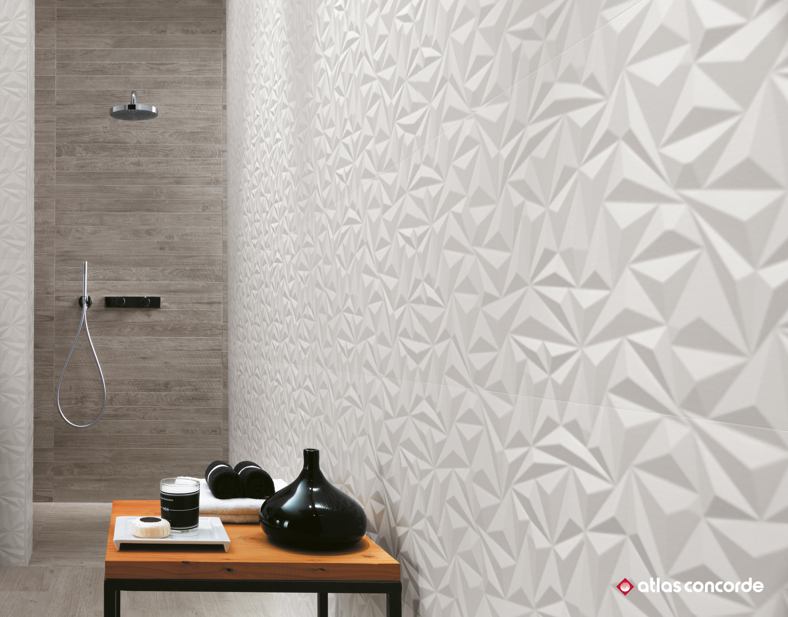 3D Wall Diamond White - Wall tiles by Atlas Concorde | Architonic