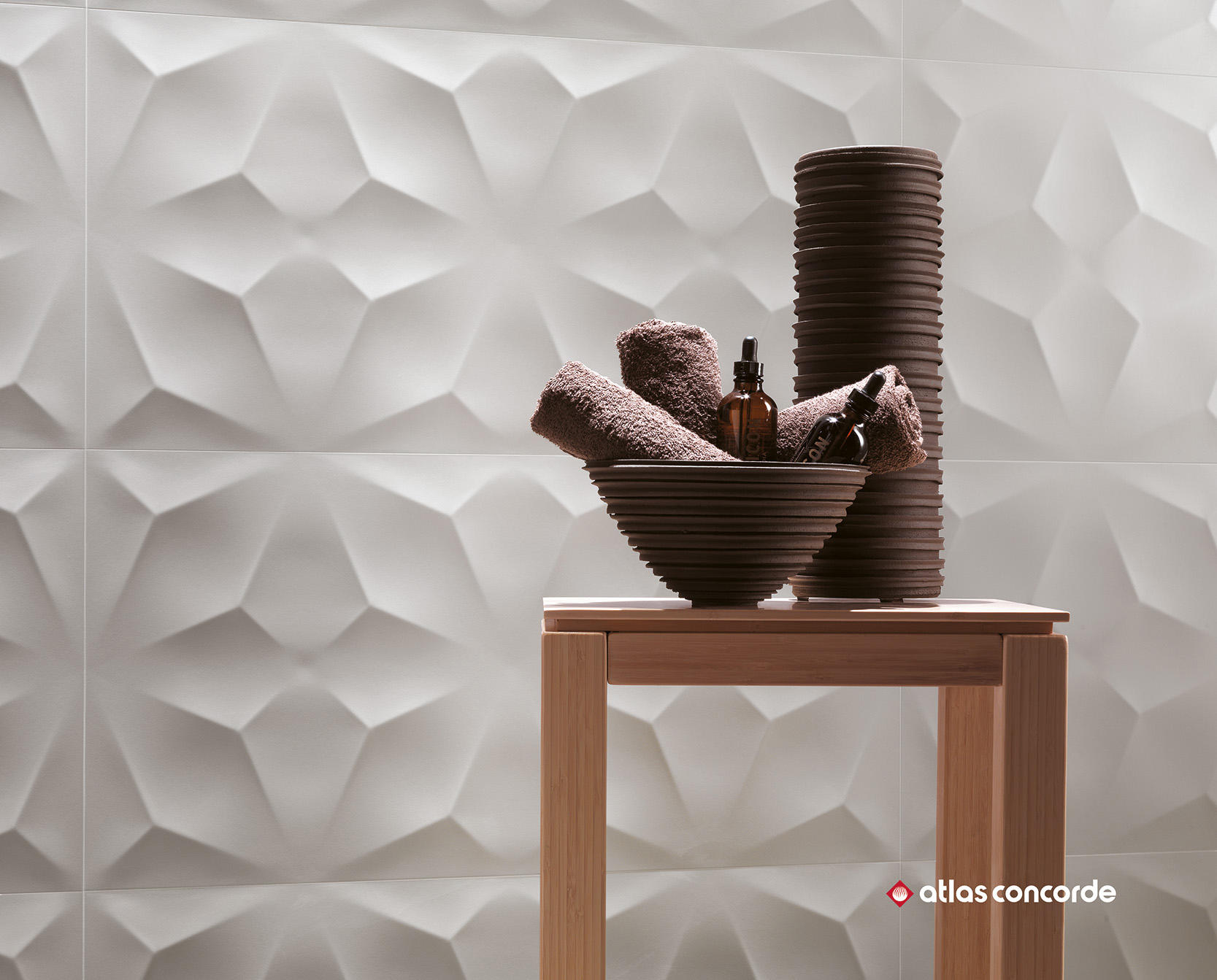 3D WALL DIAMOND WHITE - Ceramic tiles from Atlas Concorde | Architonic