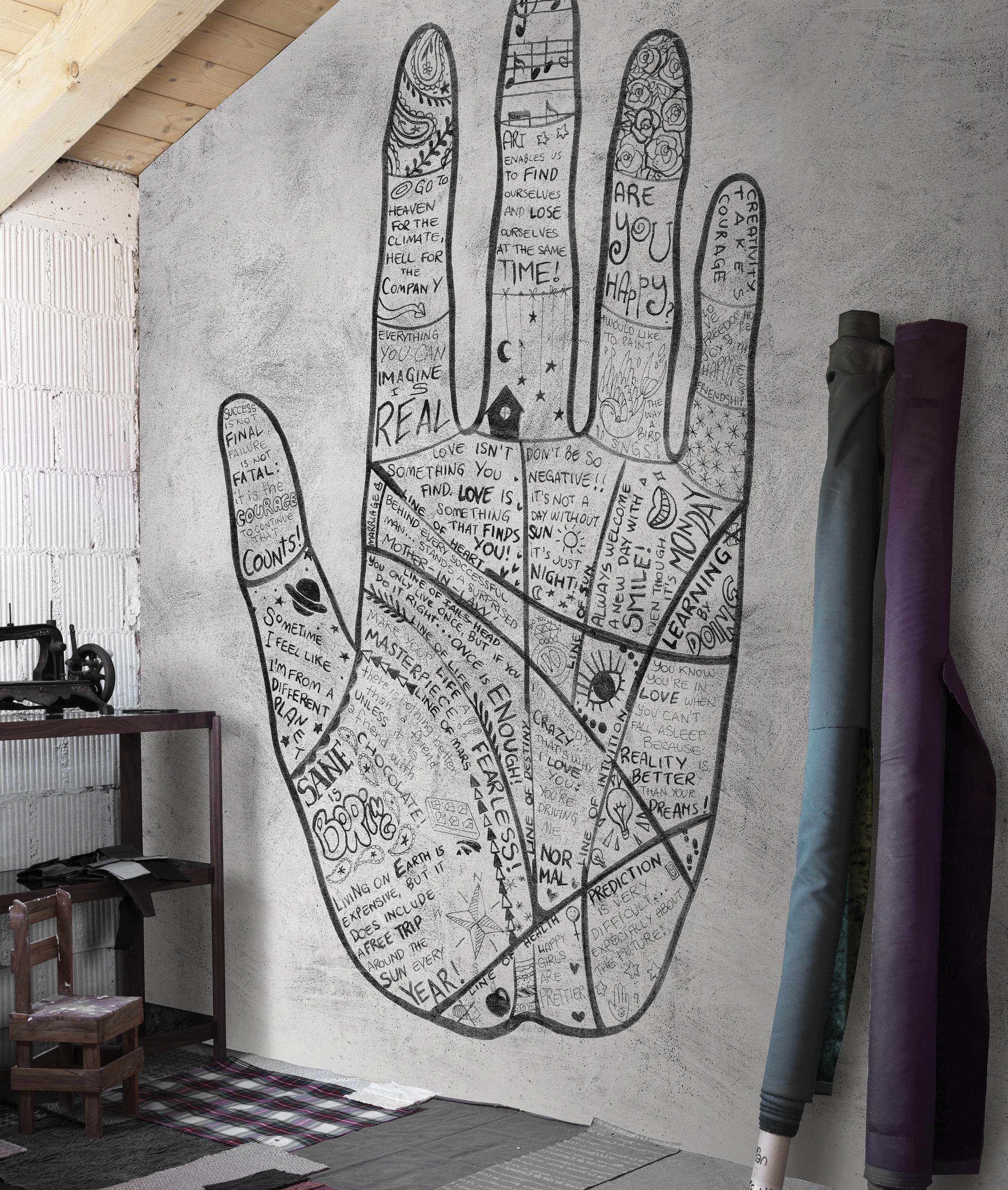 LIFE LINE - Wall coverings / wallpapers from LONDONART | Architonic