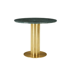 Tube Table White Marble Top 900mm | Architonic