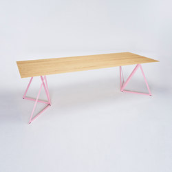 Steel Stand Table - lemon yellow/ ash natural | Architonic