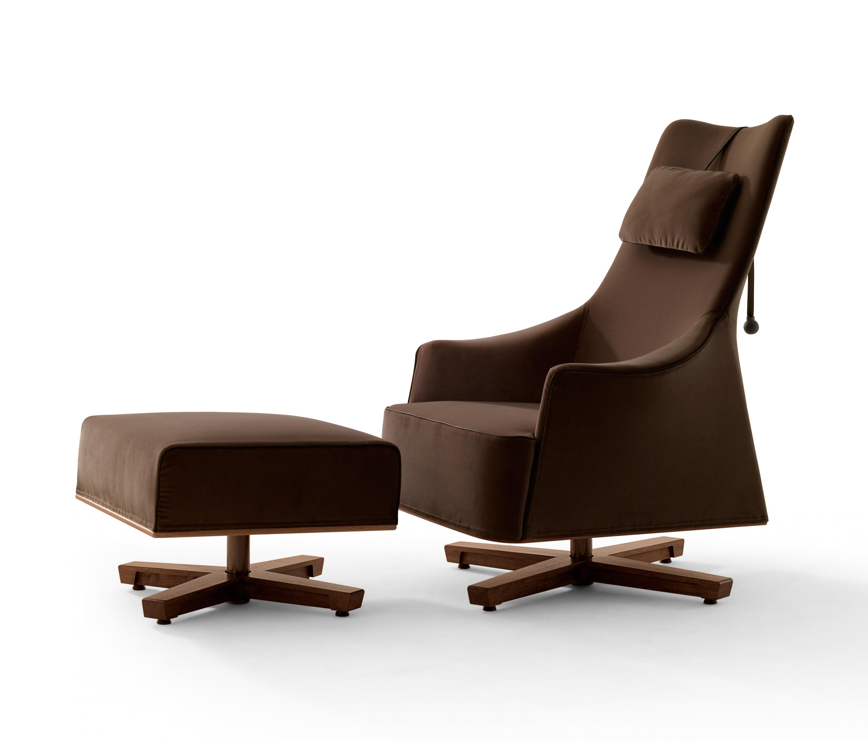 MOBIUS WING CHAIR WITH FOOTREST - Armchairs from Giorgetti | Architonic