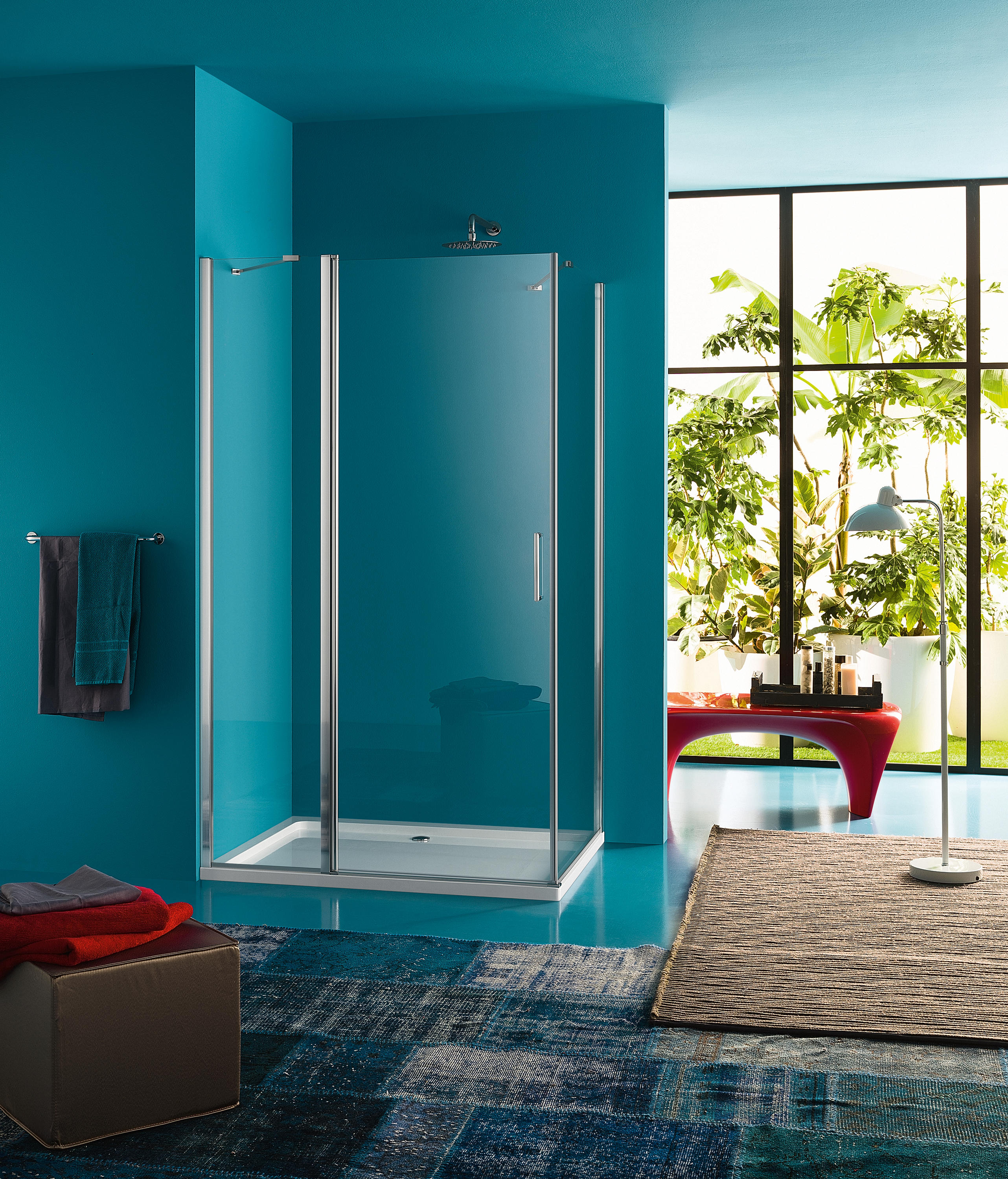 Claire Design Pivot door with fixed element | Architonic