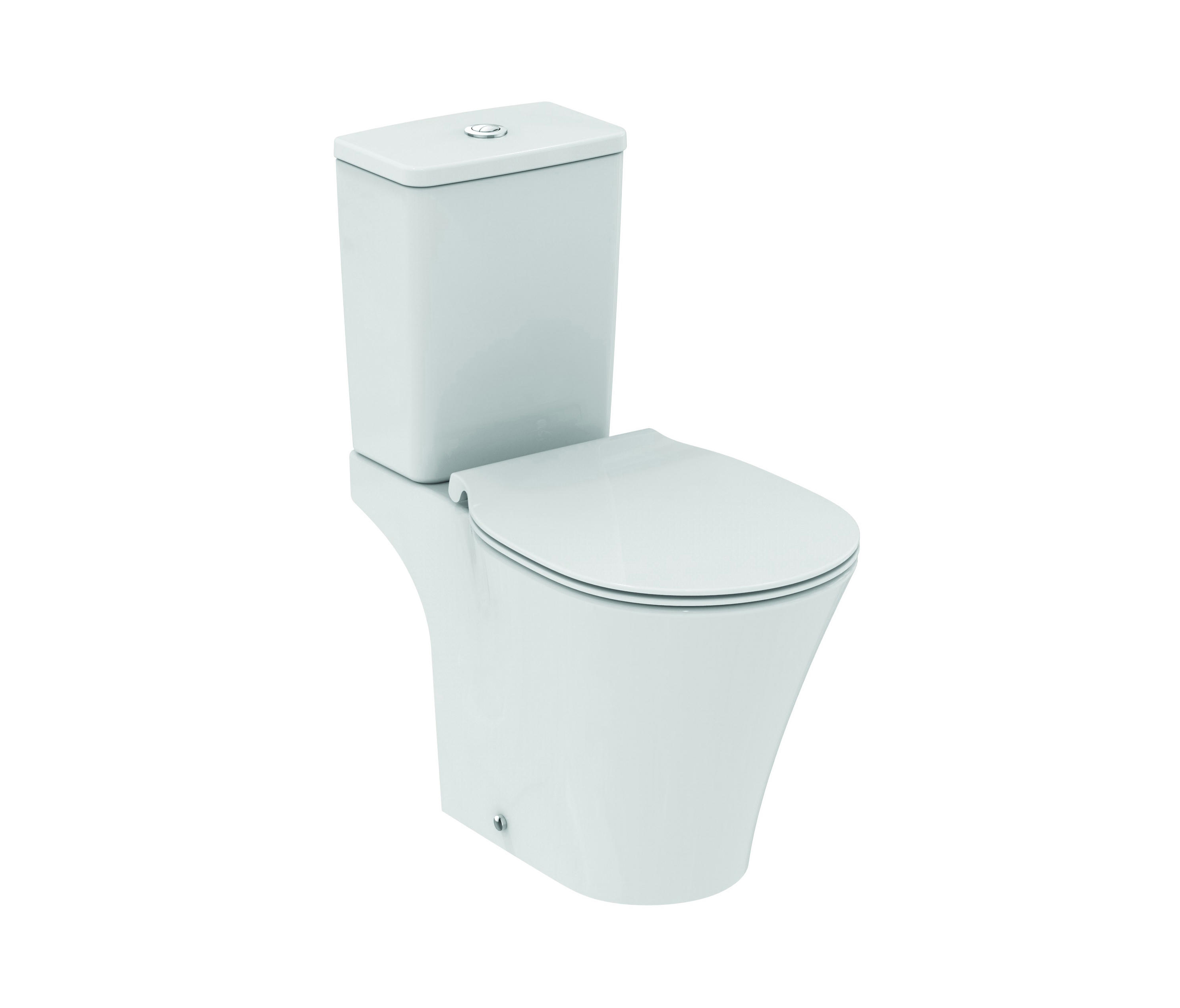 Connect Air Standtiefspül-WC-Kombination AquaBlade (Abgang außen ...