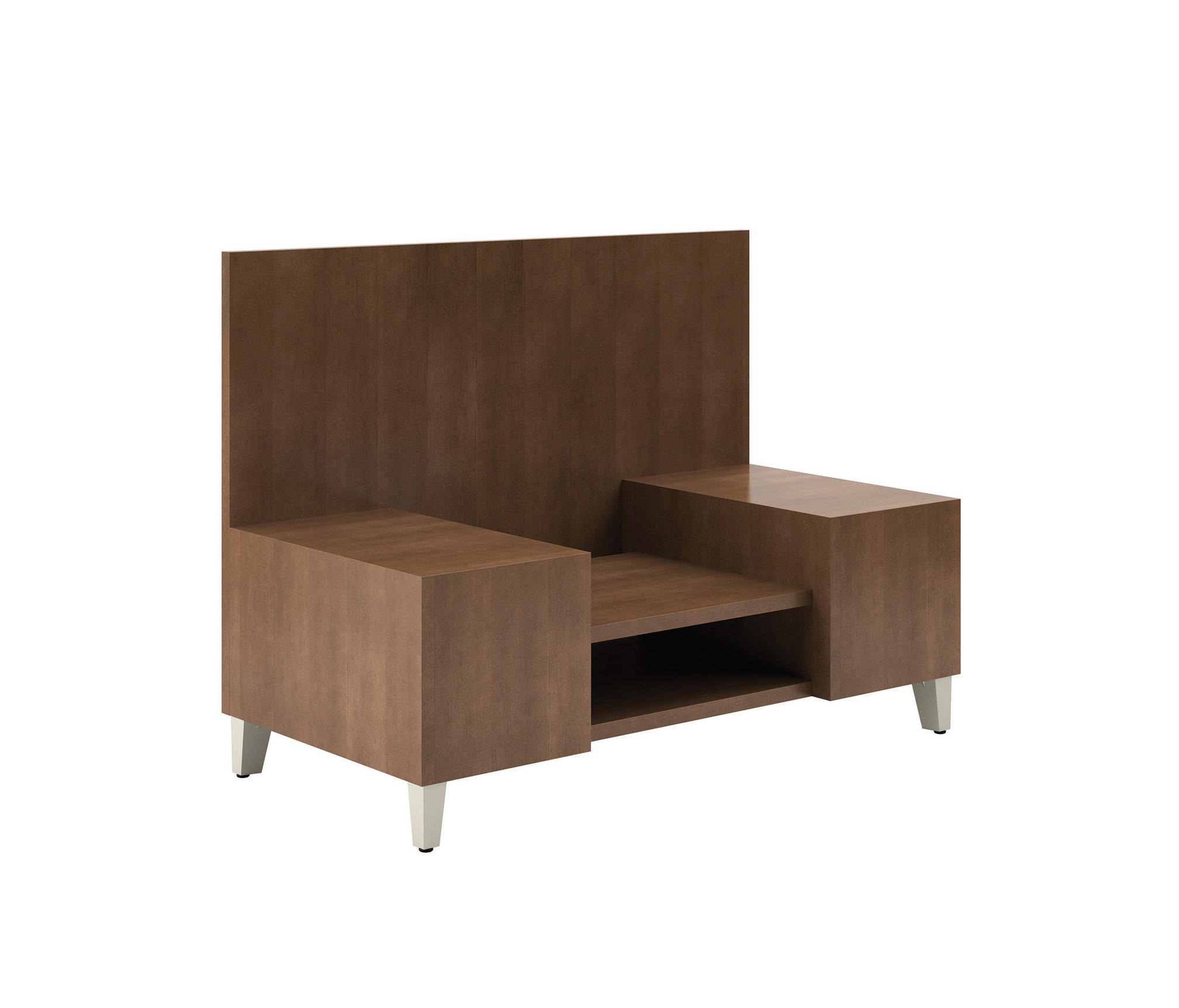 Fringe High Back Double Inline Table with Shelf | Architonic