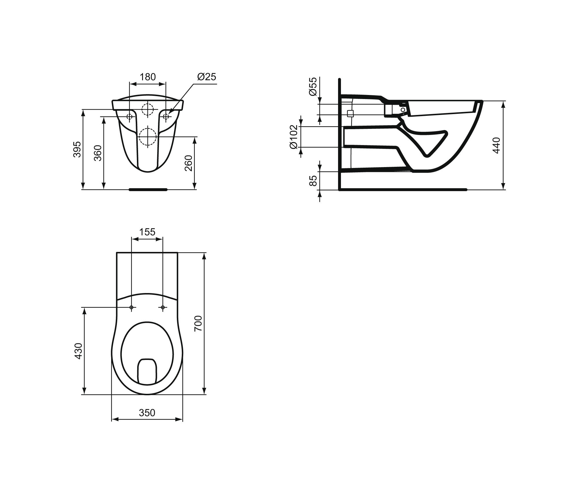 Contour 21 Wandflachspül-WC barrierefrei | Architonic