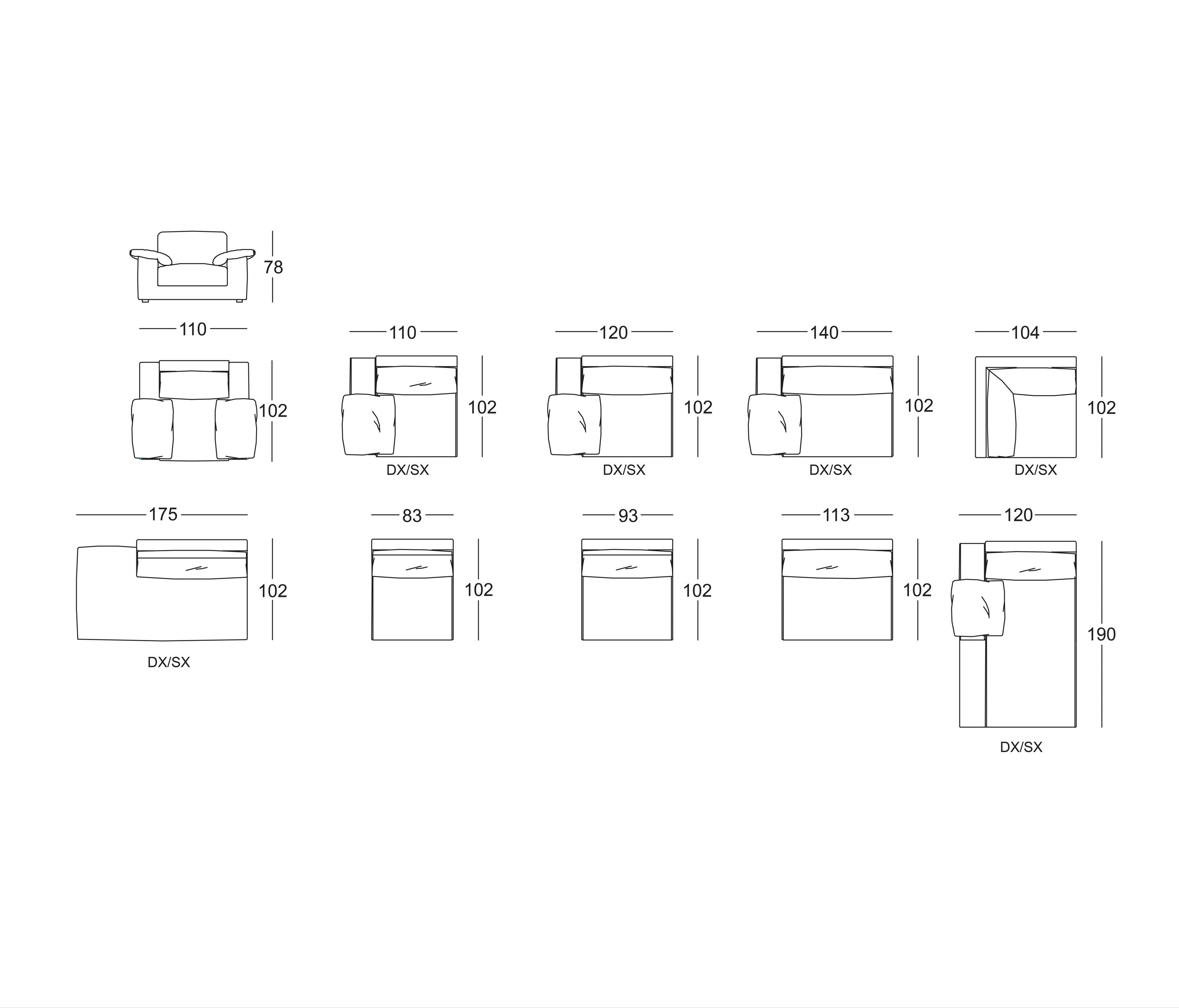 DANTE SOFA - Sofas from black tie | Architonic