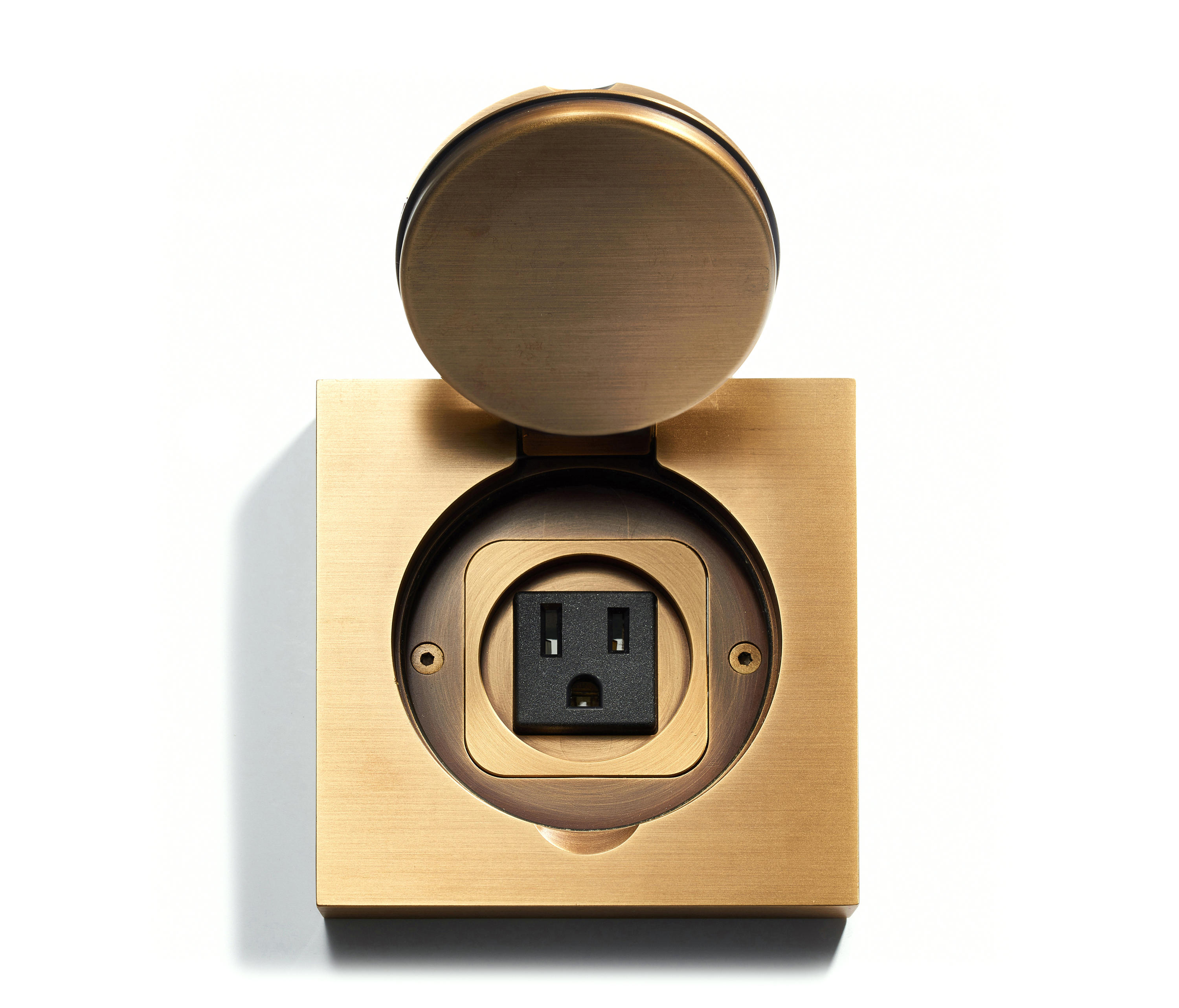 FLOOR OUTLET SQUARE | WATER RESISTANT - American sockets from Meljac ...