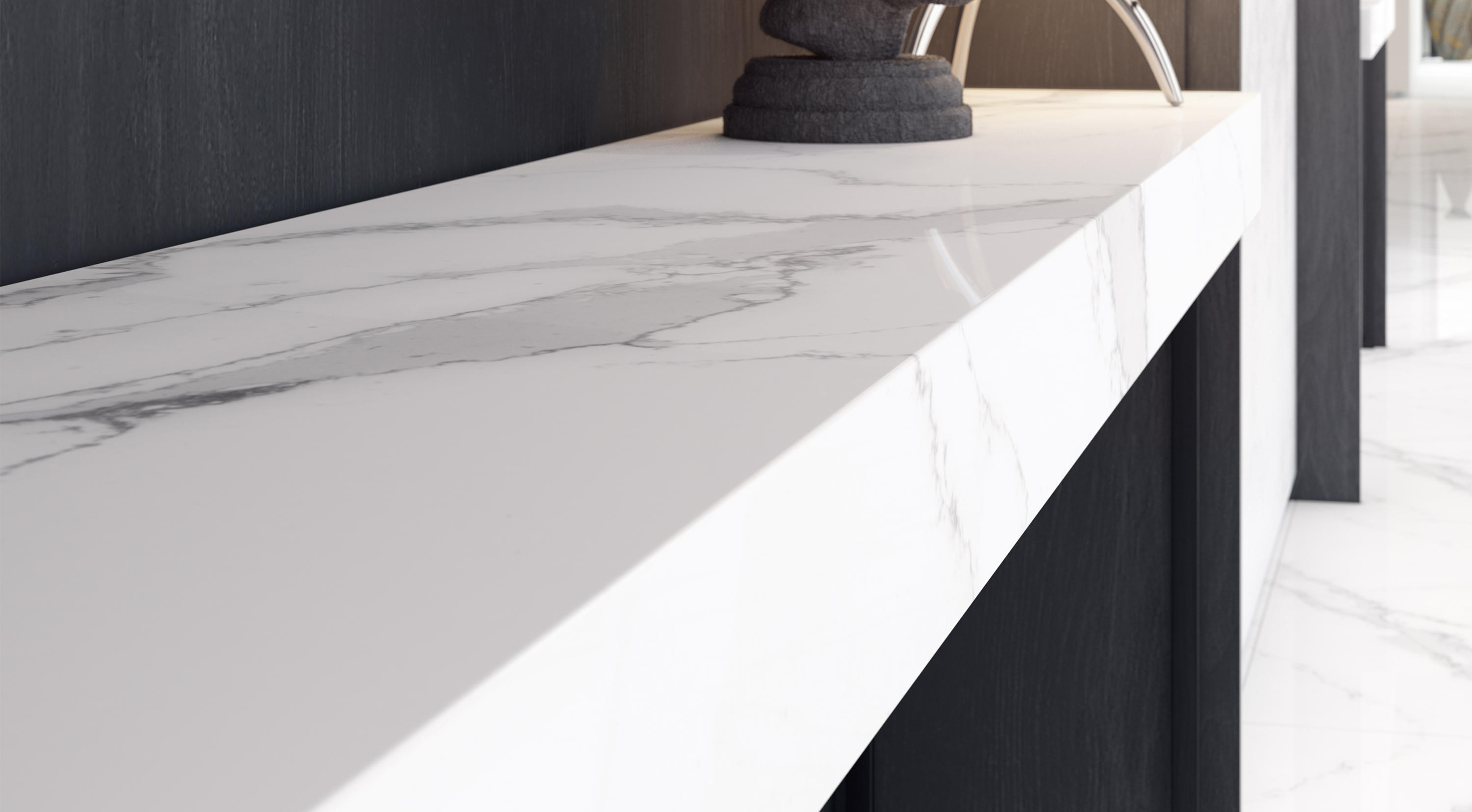 UNIQUE CALACATTA™ - Lastre minerale composito Compac | Architonic