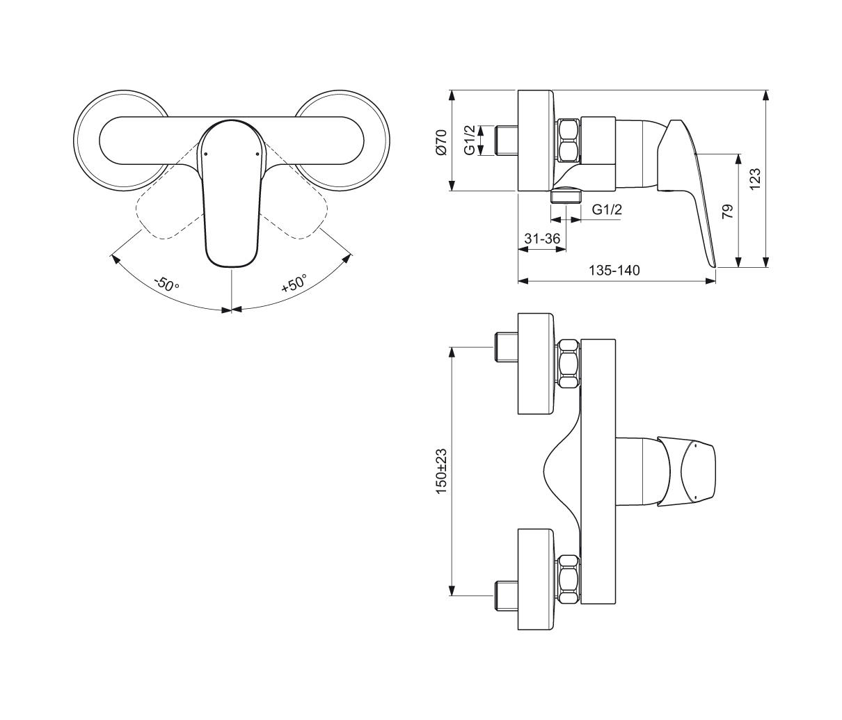 Ceraflex Brausearmatur AP (Aufputz) | Architonic