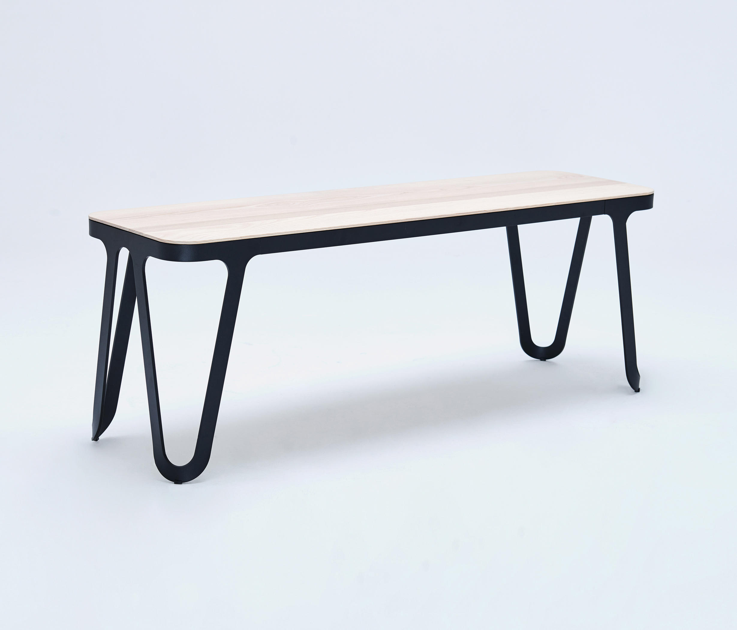 LOOP BENCH - JET BLACK - Waiting area benches from NEO/CRAFT | Architonic
