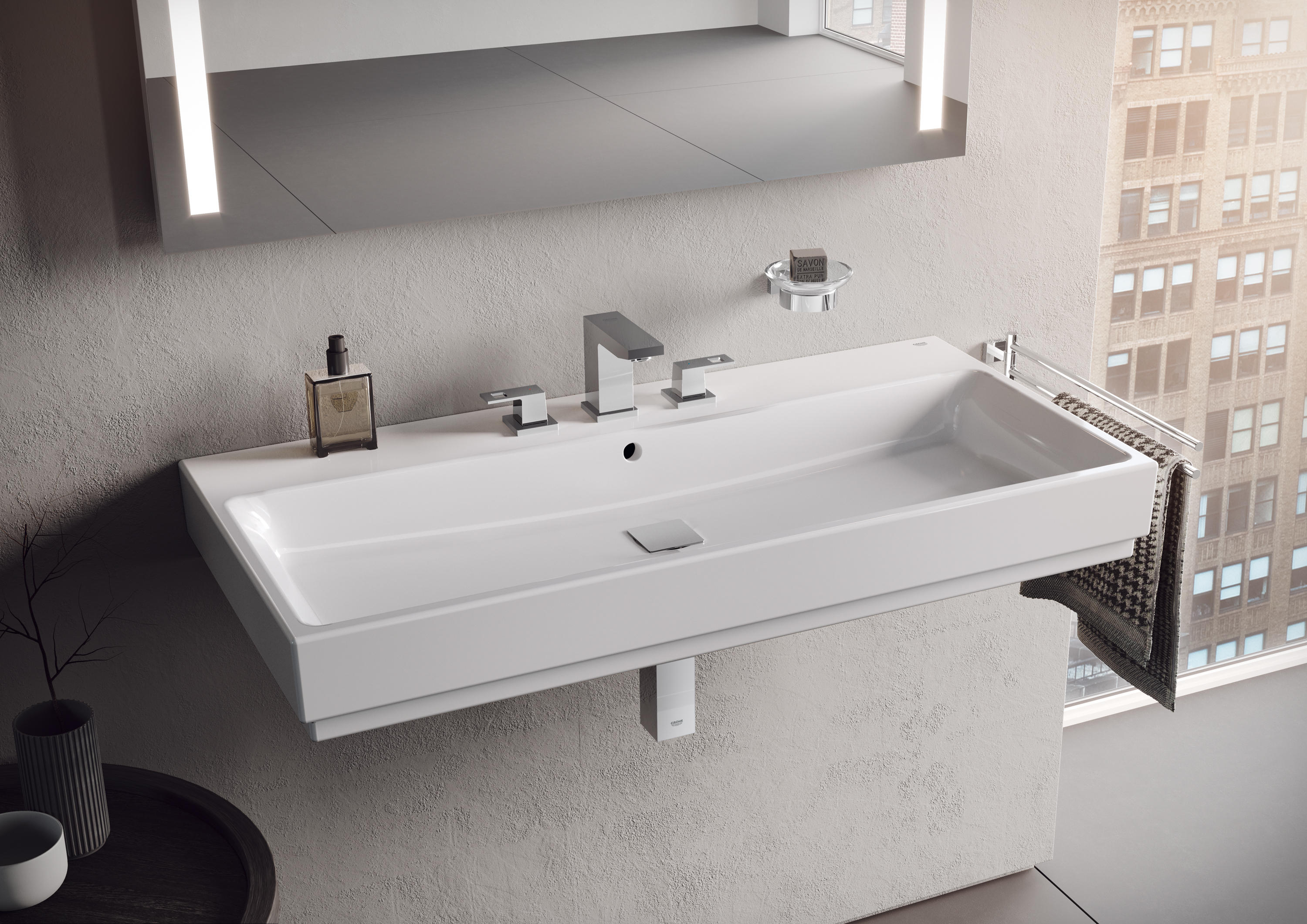 CUBE CERAMIC WASH BASIN 60 - Wash basins from GROHE | Architonic