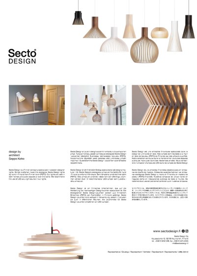 Secto Design catalogues | Architonic