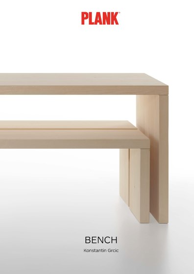 BENCH TABLE - Dining tables from Plank | Architonic