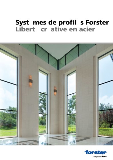 Produits FORSTER PROFILE SYSTEMS, collections & plus | Architonic