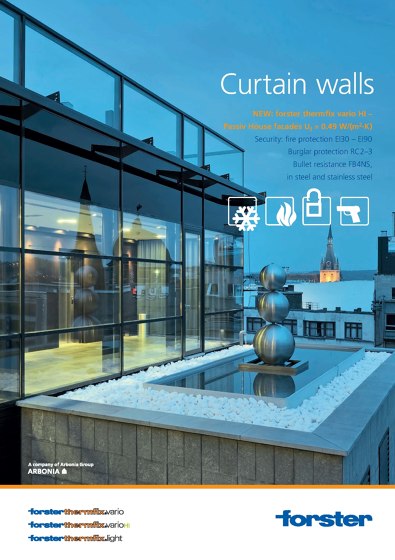 FORSTER PROFILE SYSTEMS products, collections and more | Architonic