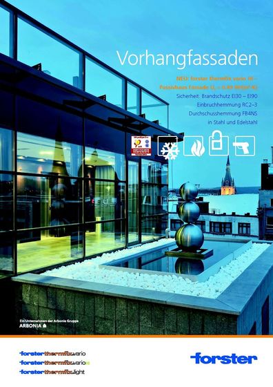 FORSTER PROFILE SYSTEMS products, collections and more | Architonic