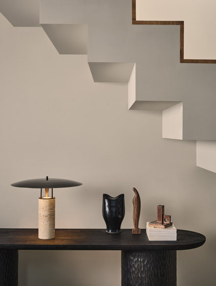 Luna | Table - Antique Brass - Black Marble | Architonic