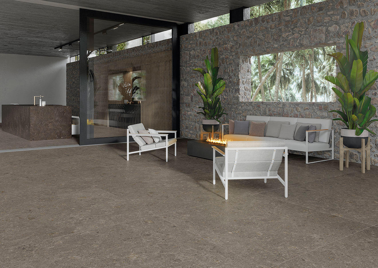 Meteora Gris Bush-hammered | Architonic