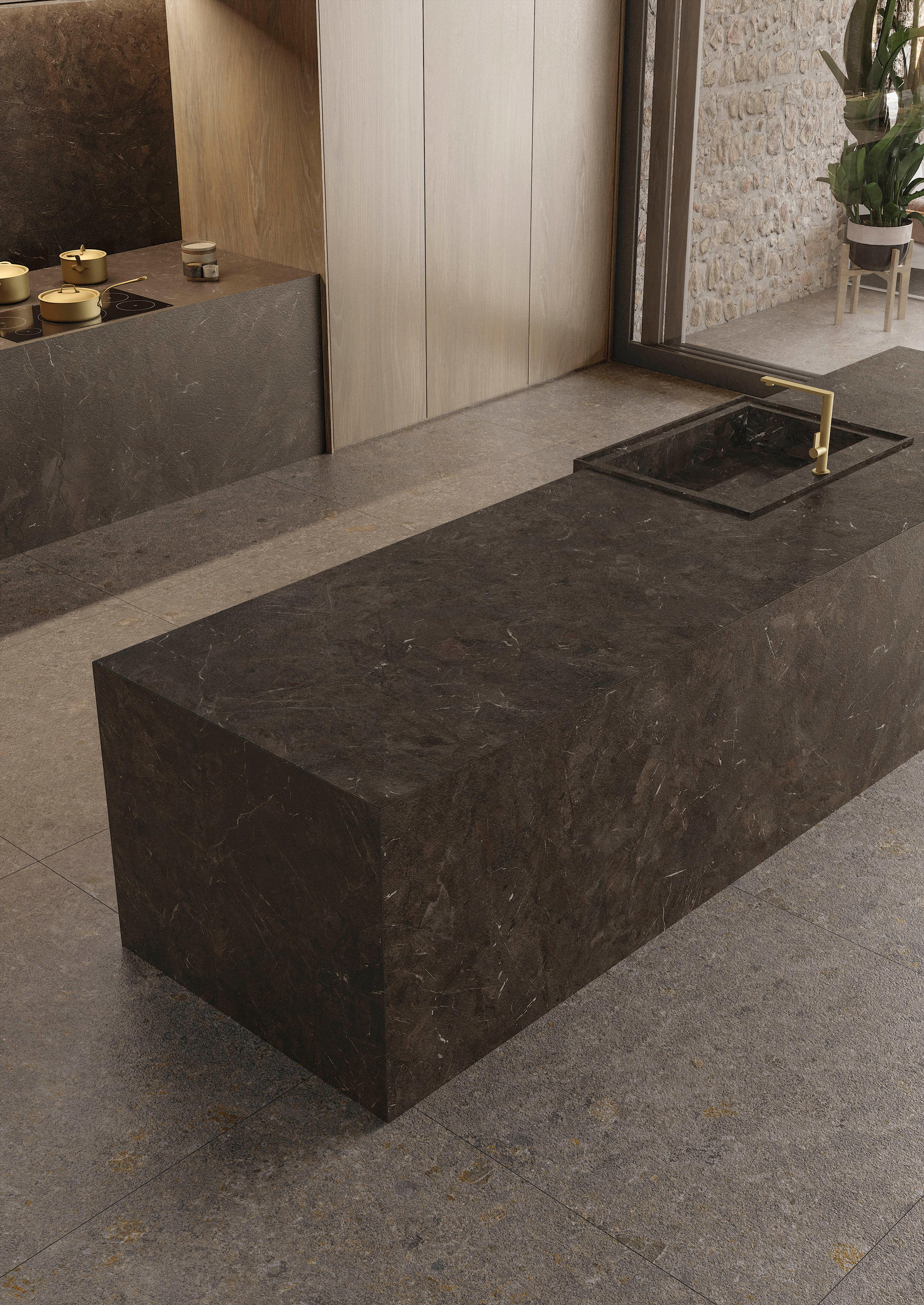 Meteora Gris Bush-hammered | Architonic