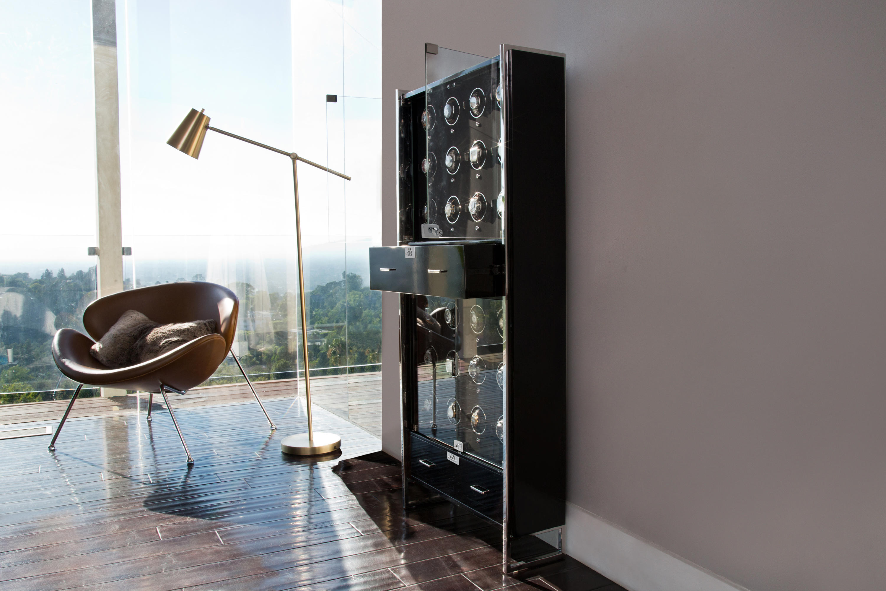 Regent - 24 Piece Cabinet Winder | Matte Zebra / Matte Black | Architonic