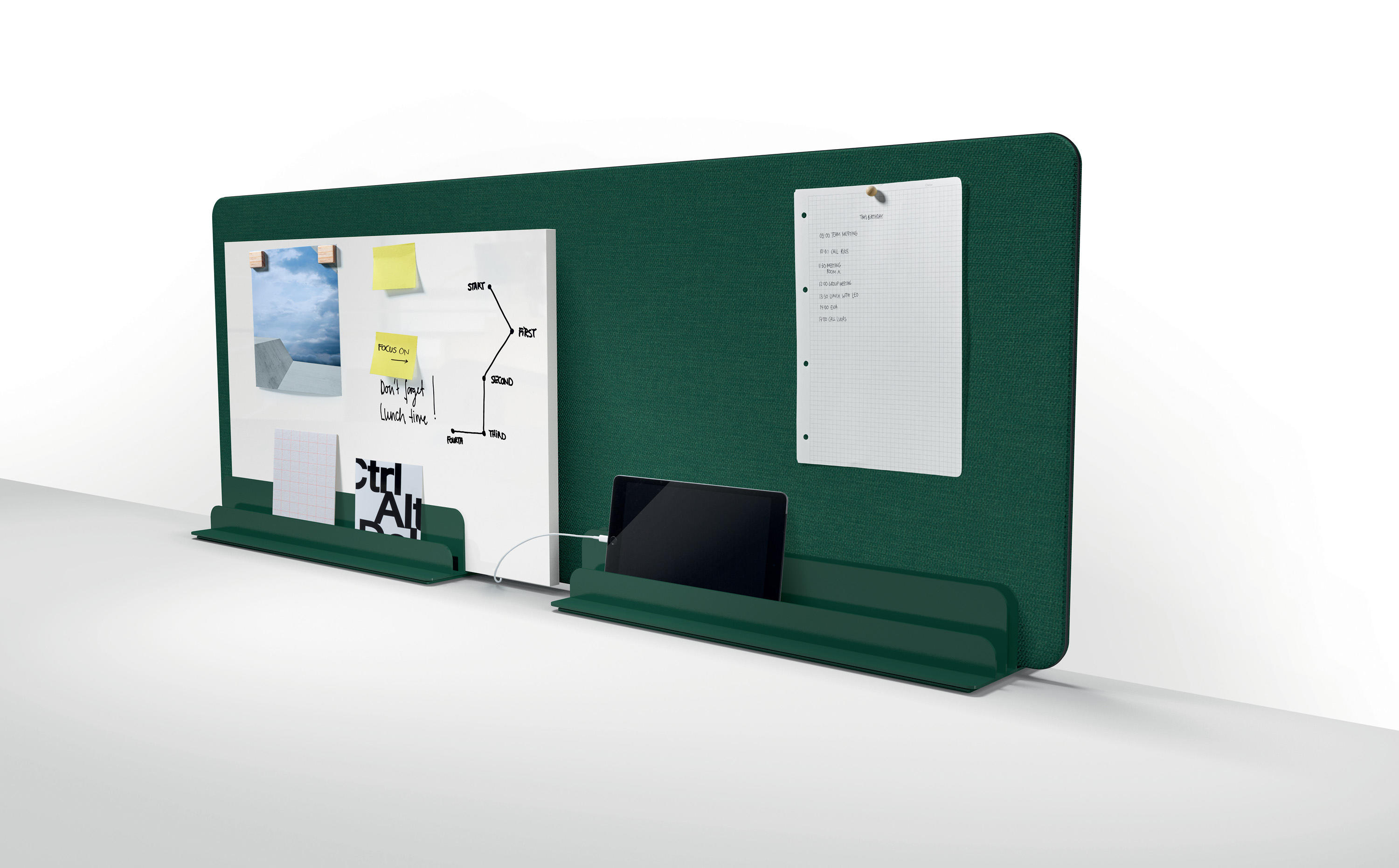 Mocon Acoustic board Panorama L, 140 x 50 cm, anthracite | Architonic