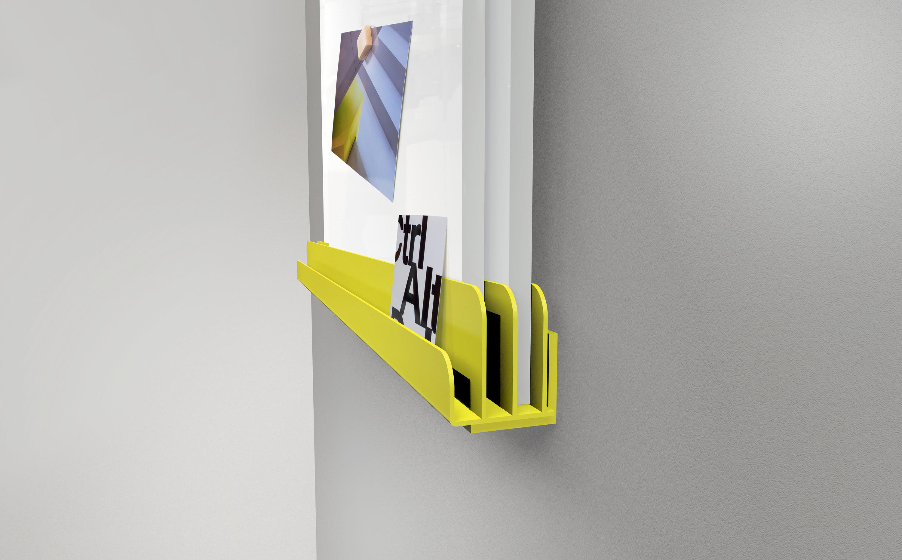 Mocon Acoustic board Panorama L, 140 x 50 cm, anthracite | Architonic