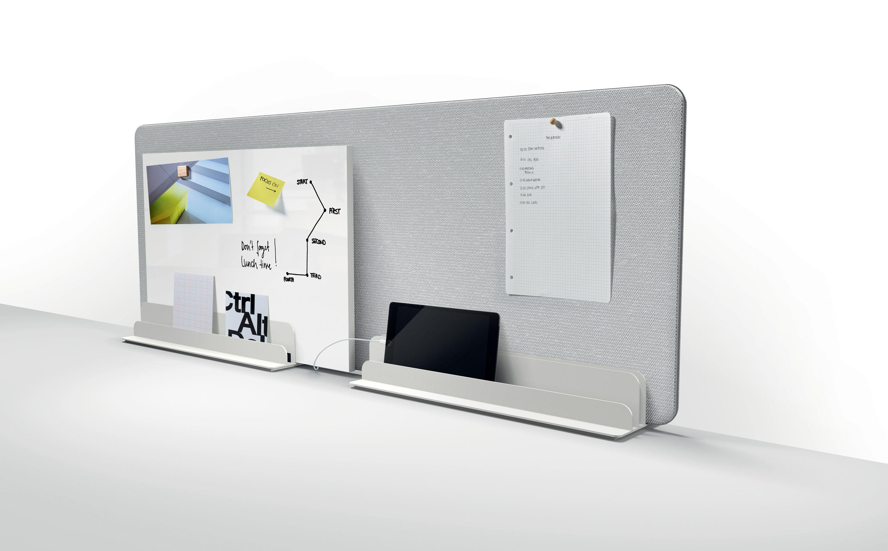 Mocon Acoustic board Panorama L, 140 x 50 cm, anthracite | Architonic