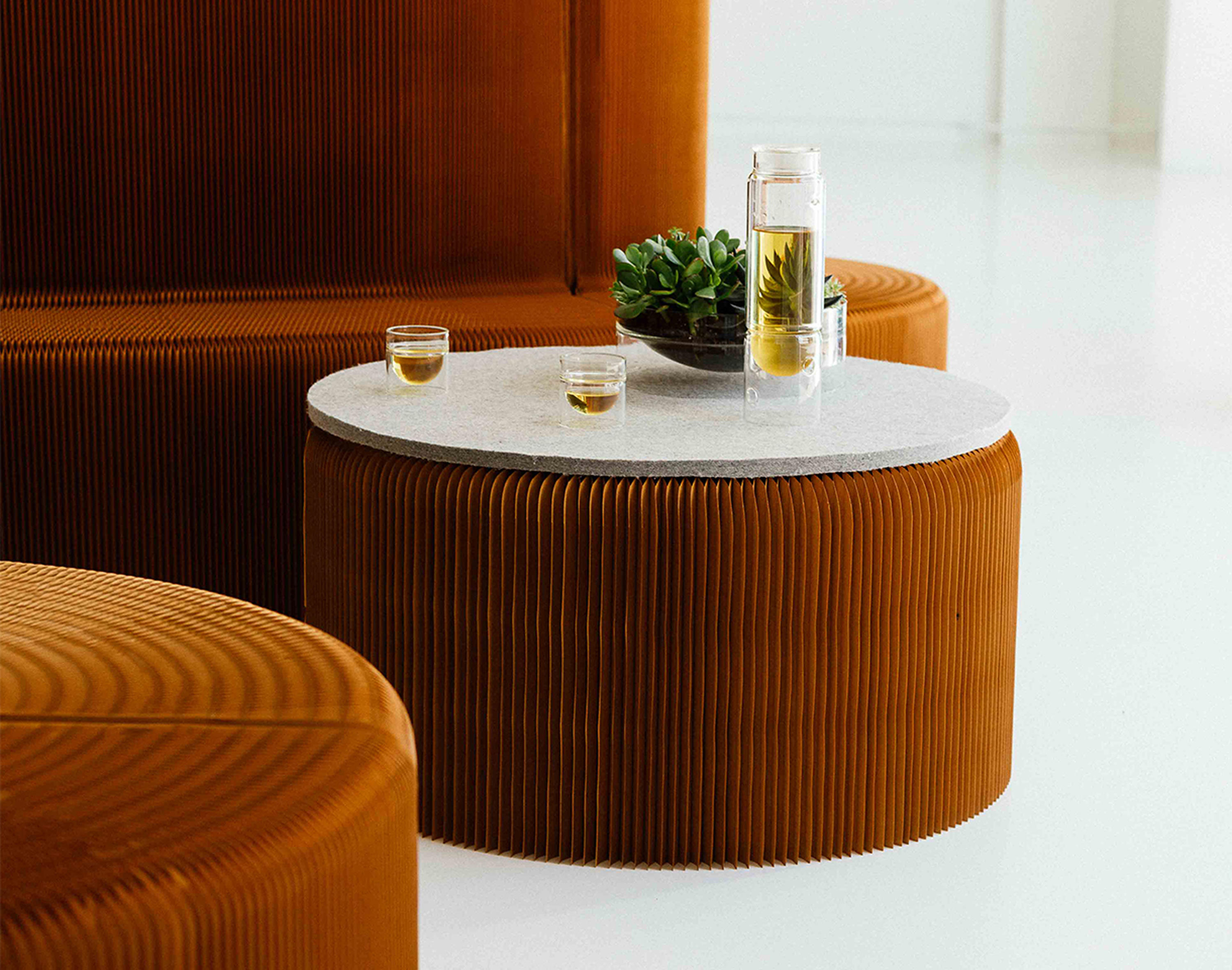 softseating | folding paper stool, bench and table | Architonic