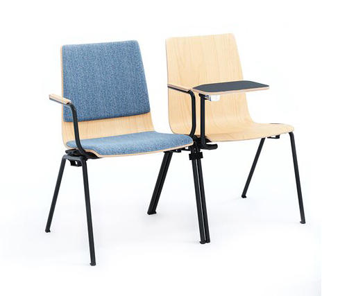 beWise Stuhl auf vier Metallfüßen, Sperrholzschale | Architonic