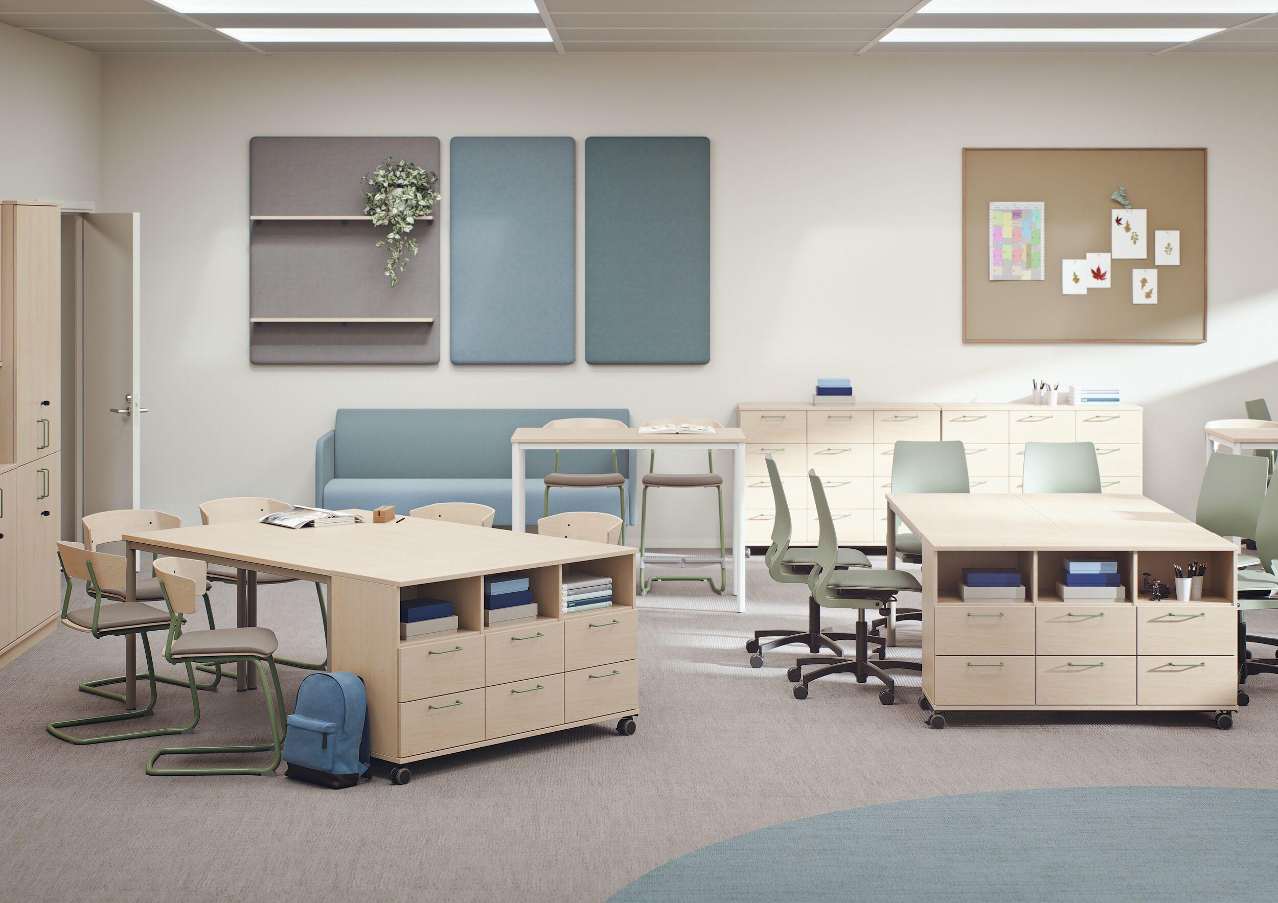 Education Storage wall cabinets with glass doors | Architonic