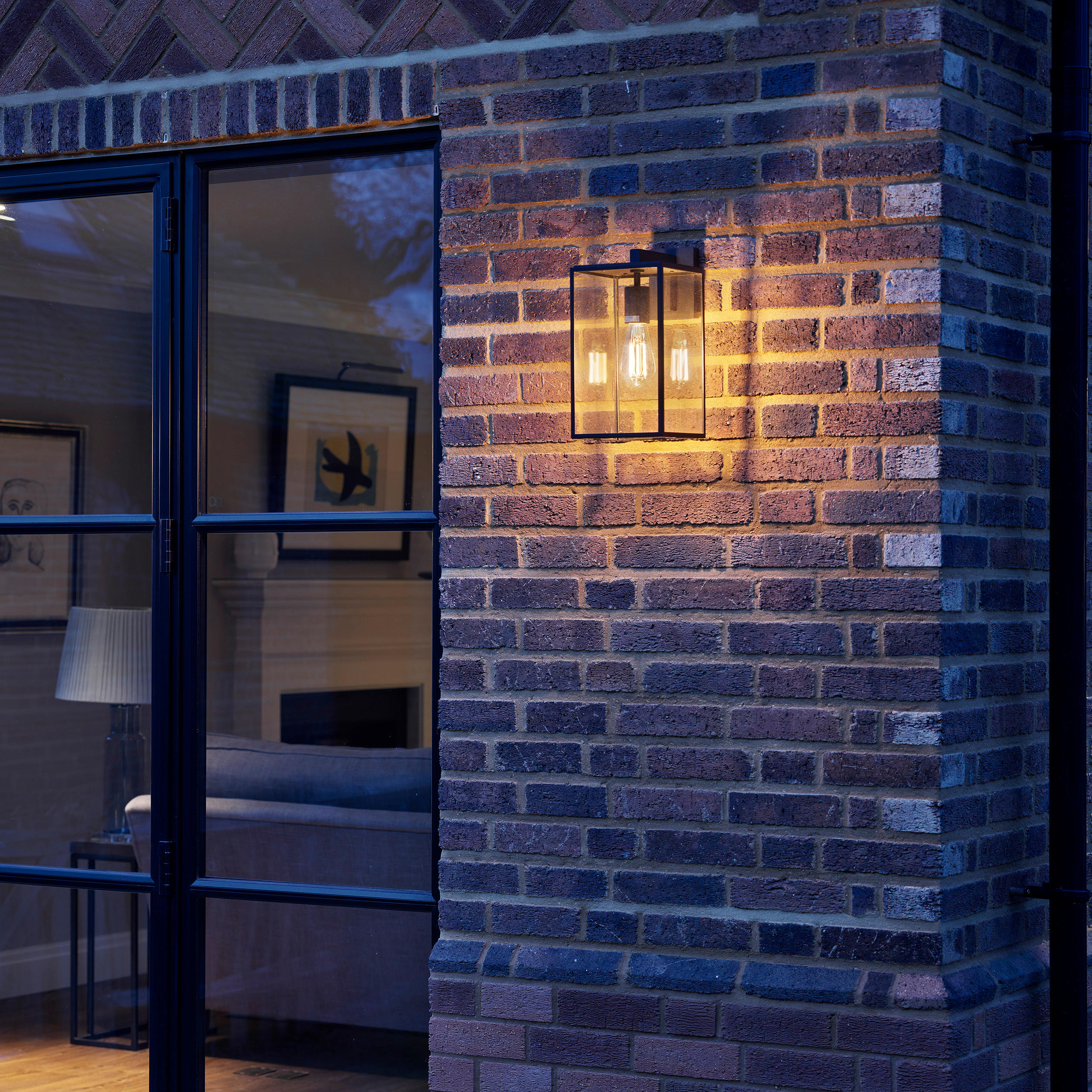 Box Lantern 450 | Textured Black | Architonic