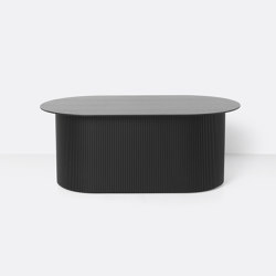 PODIA TABLE - BLACK - Coffee tables from ferm LIVING | Architonic
