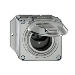 Feller ELEMENT | Single socket outlet type 13, IP55 | Architonic