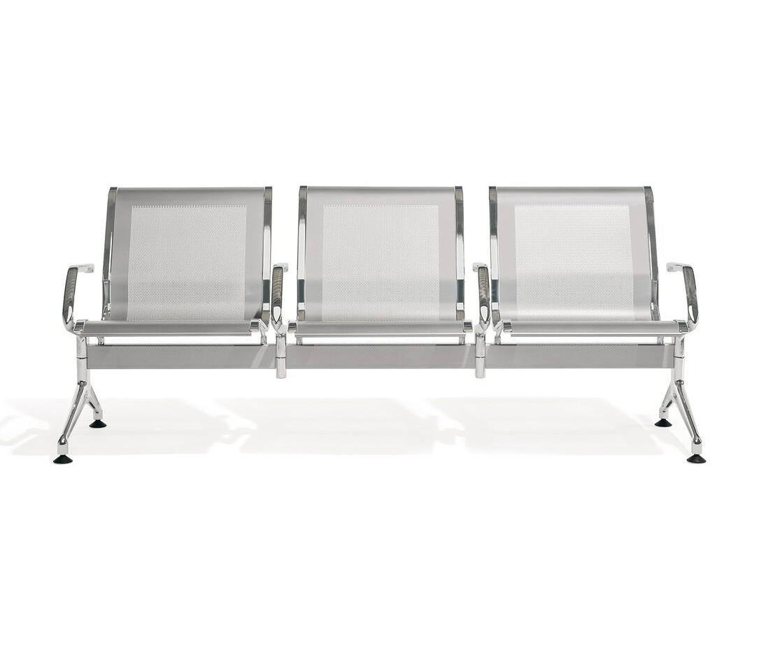 Terminal 2-seater, 3-seater, 4-seater bench, metal seat shells | Architonic