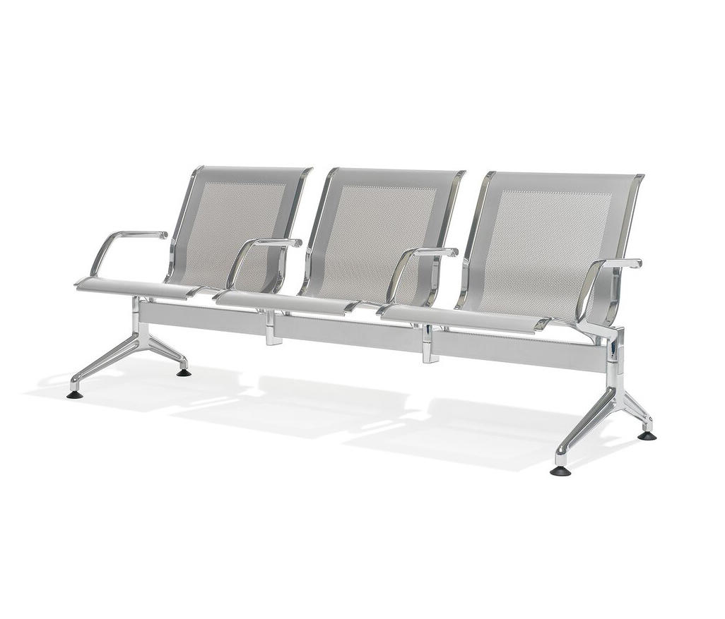 Terminal 2-seater, 3-seater, 4-seater bench, metal seat shells | Architonic