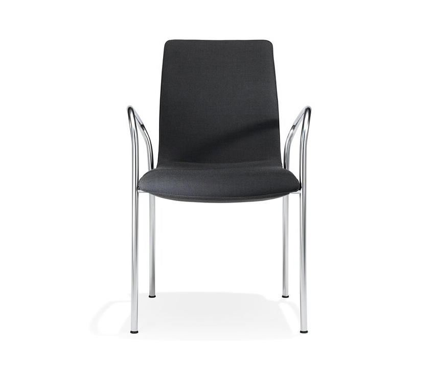 Ona plaza chair on 4 metal legs | Architonic