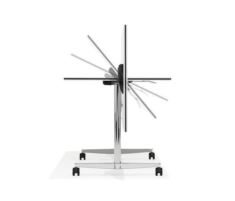 san_siro rectangular folding table, horizontally stackable, with metal frame | Architonic