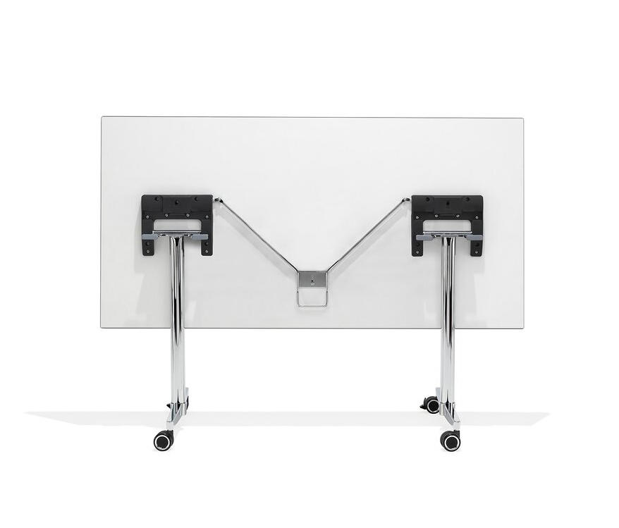 san_siro rectangular folding table, horizontally stackable, with metal frame | Architonic