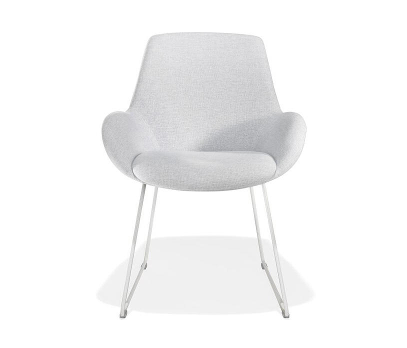 Lupino armchair metal sled base | Architonic