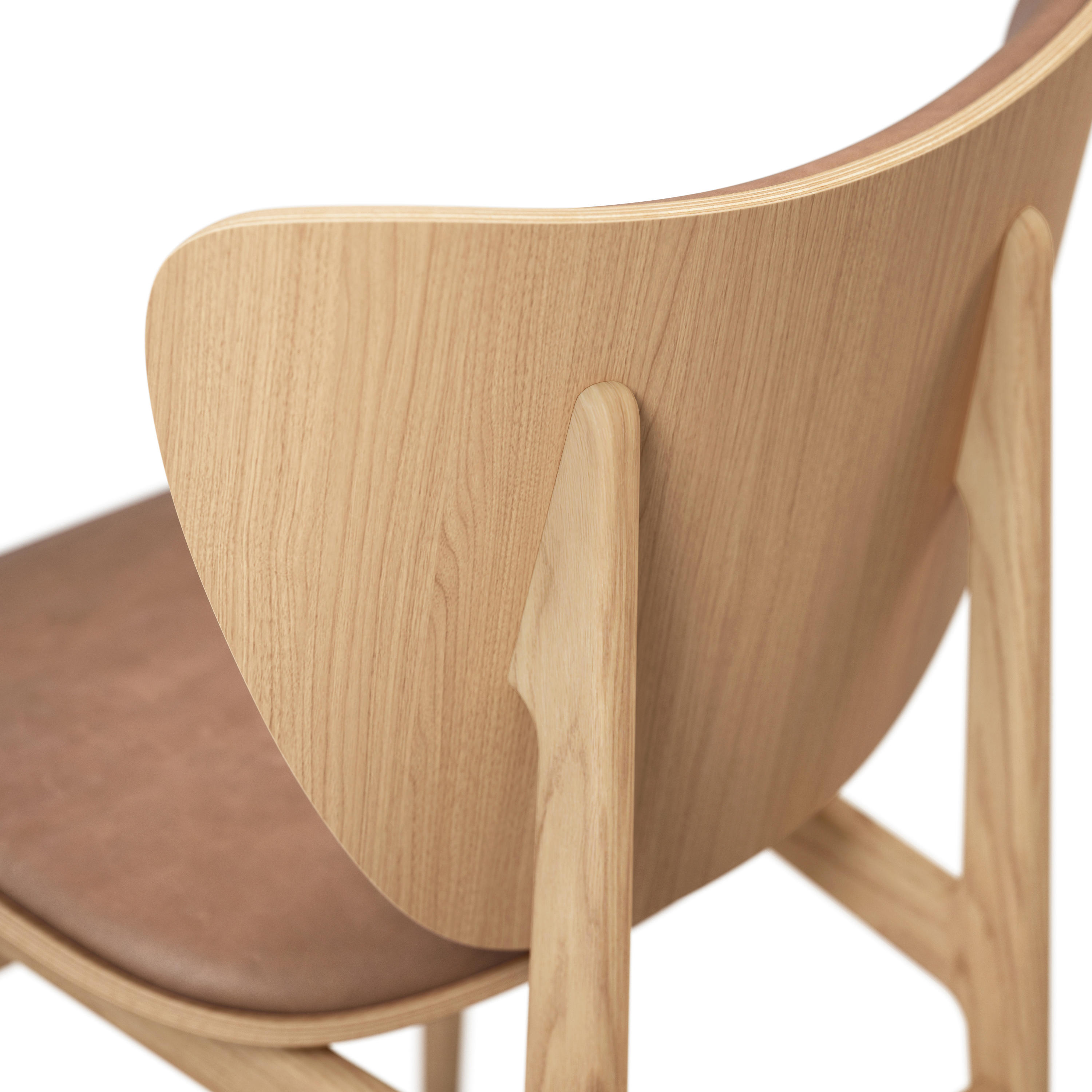Elephant Dining Chair, Natural / Vintage Leather Camel 21004 | Architonic