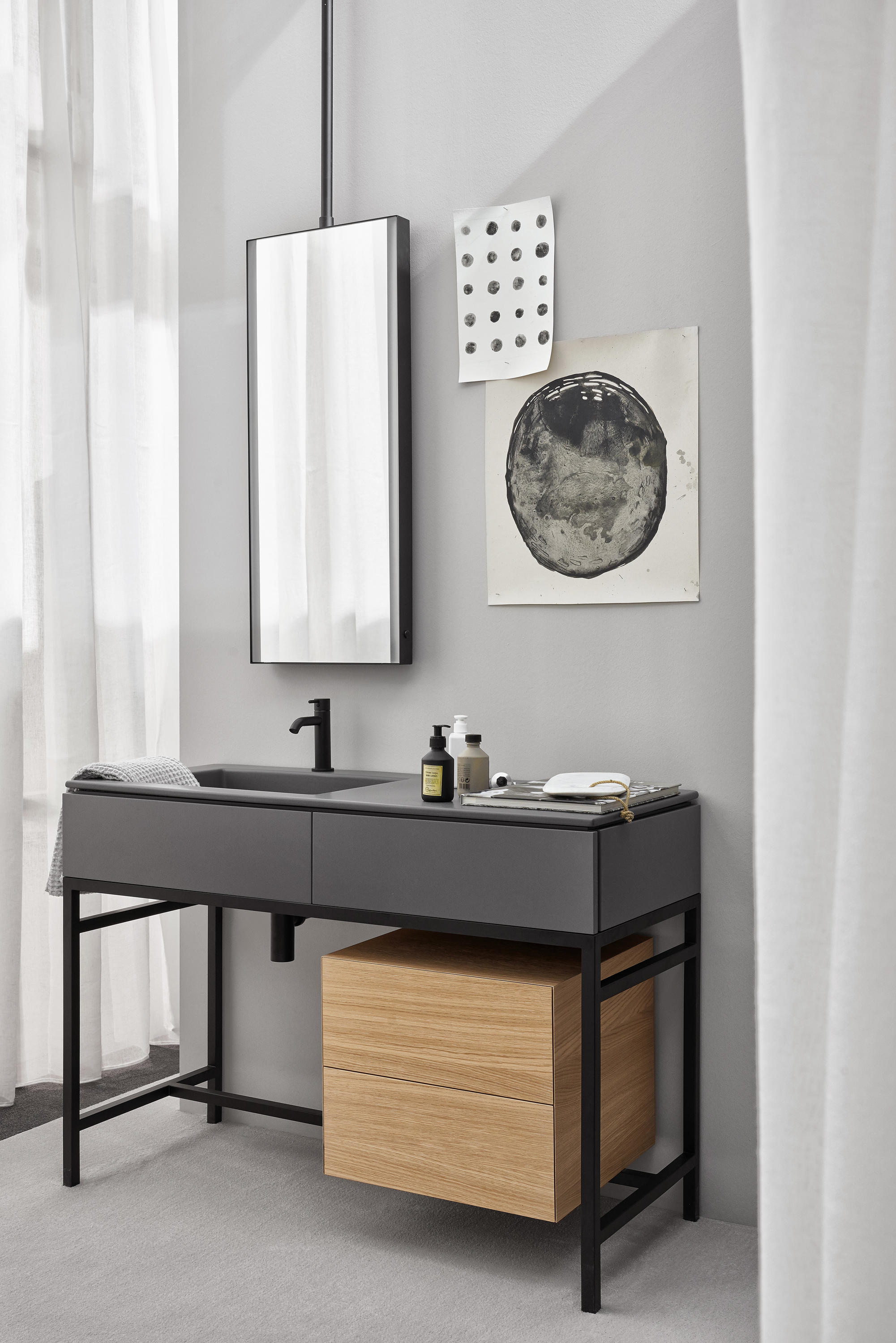 Milano washbasin with cabinet | Architonic