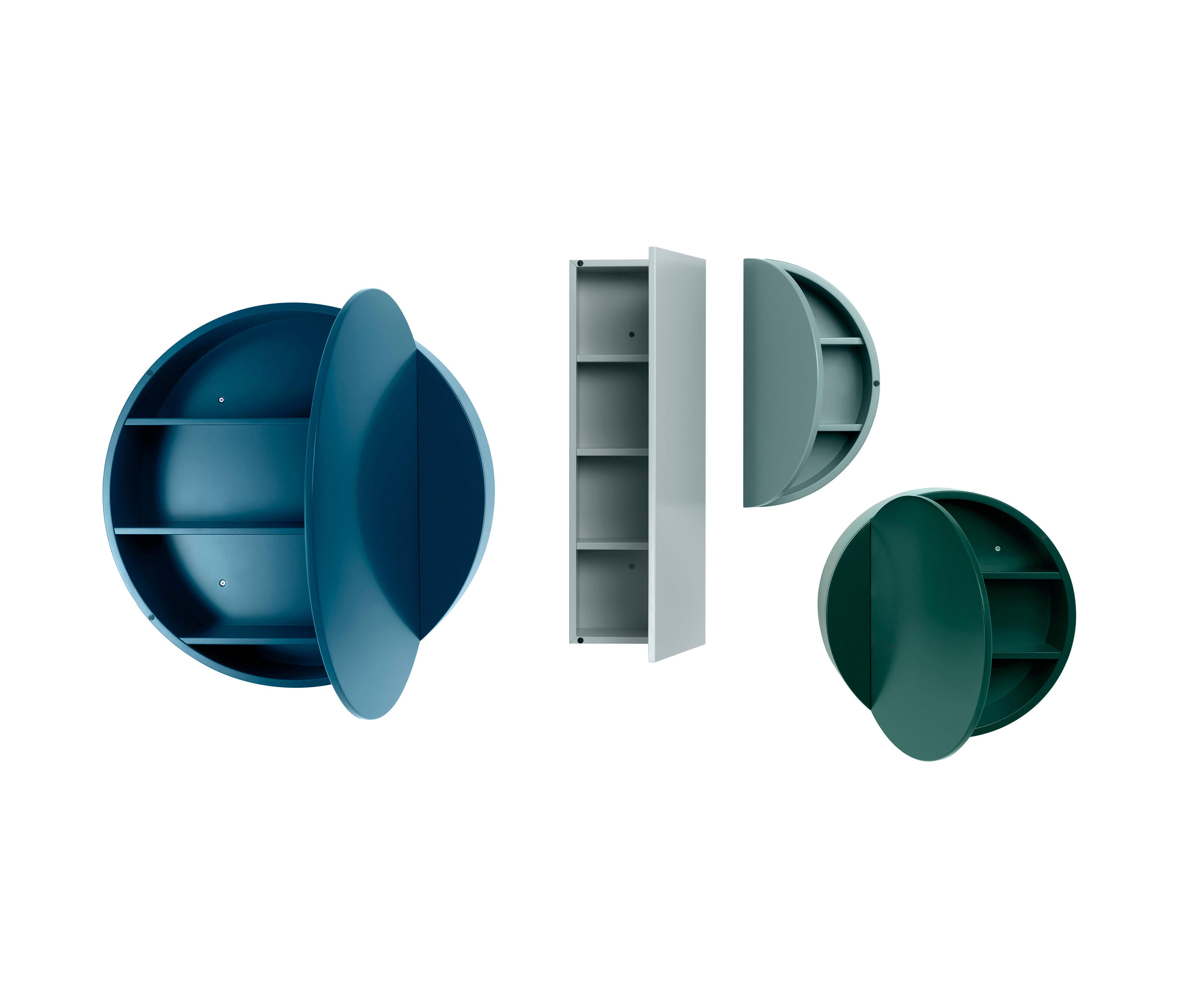 SIMETRIA wall-mounted cabinet, circle | Architonic