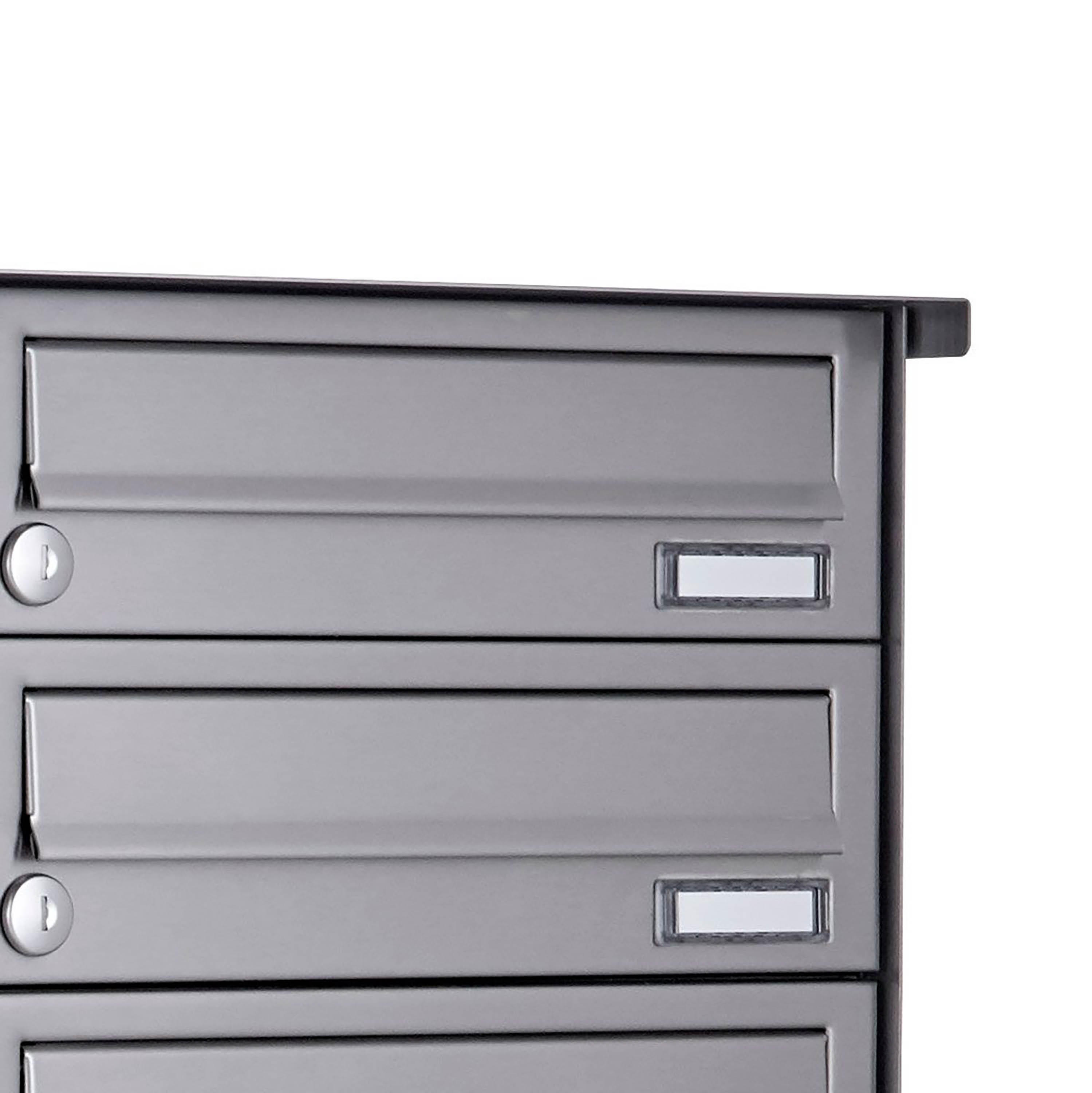 Basic | 8er Edelstahl Briefkastenanlage freistehend BASIC 863B ST-Q ...
