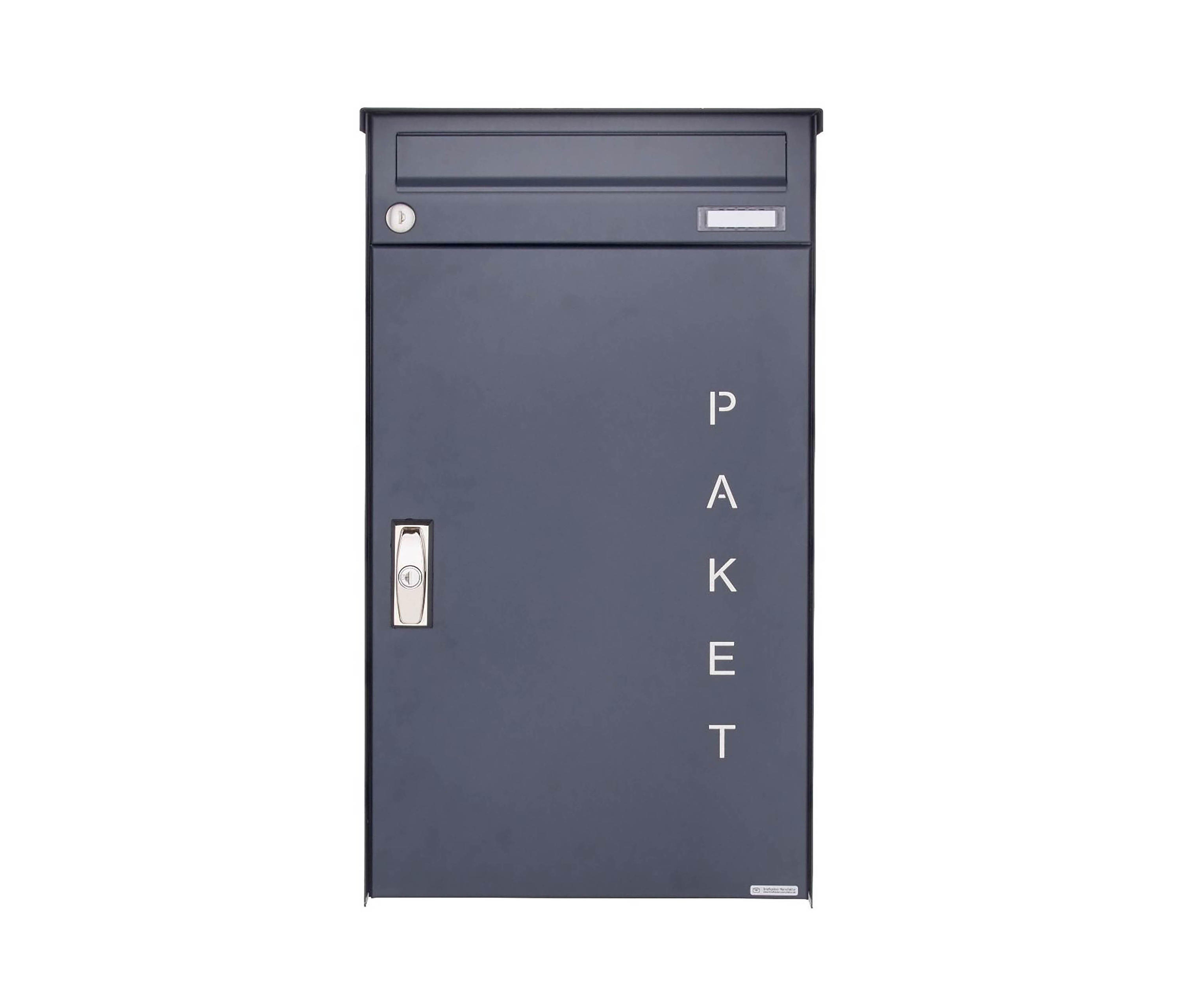 Basic | Aufputz Paketbriefkasten BASIC 863 AP mit Paketfach 550x370 in ...
