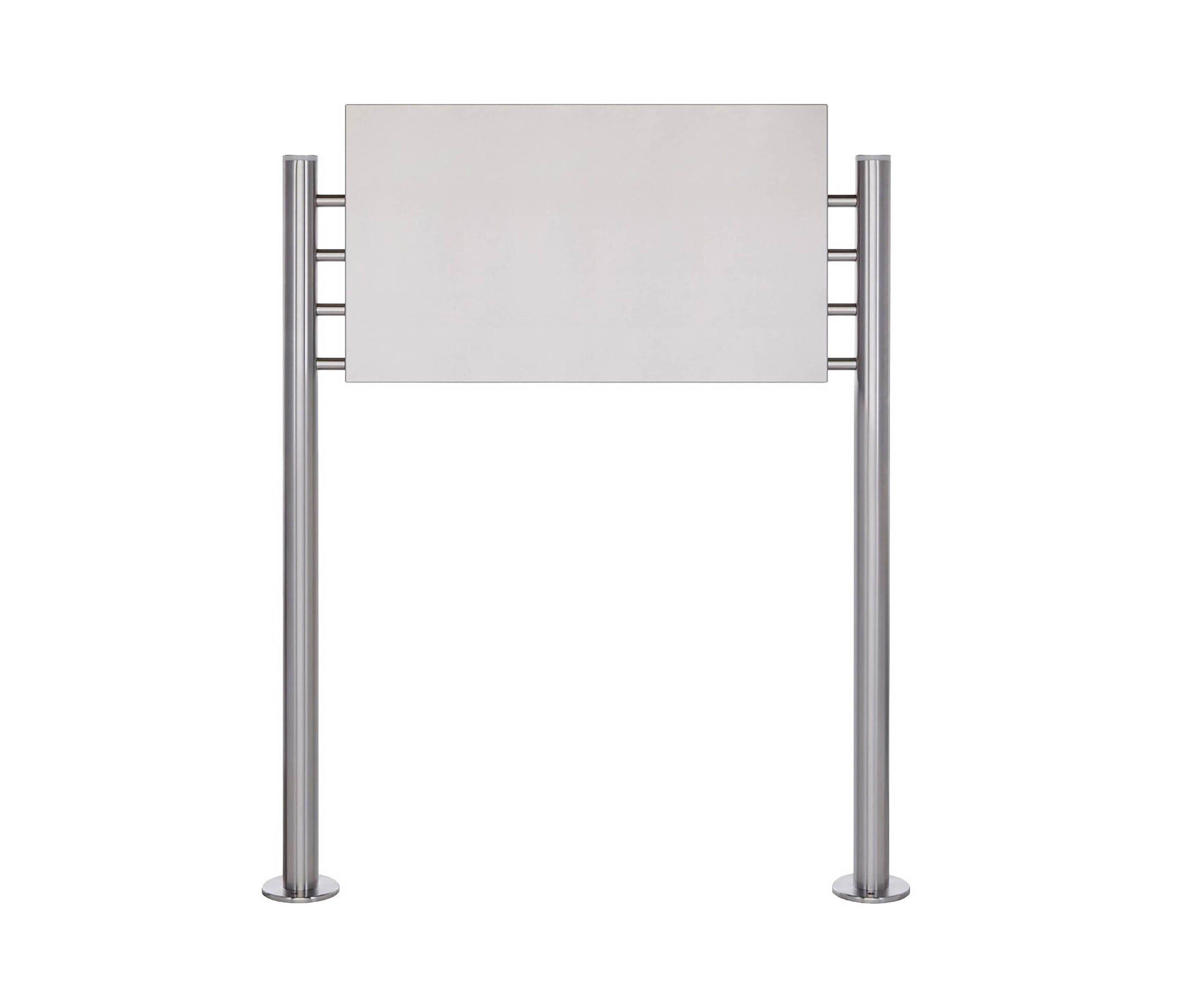 Basic | Schild freistehend BASIC 390ES - Edelstahl Standelemente ...