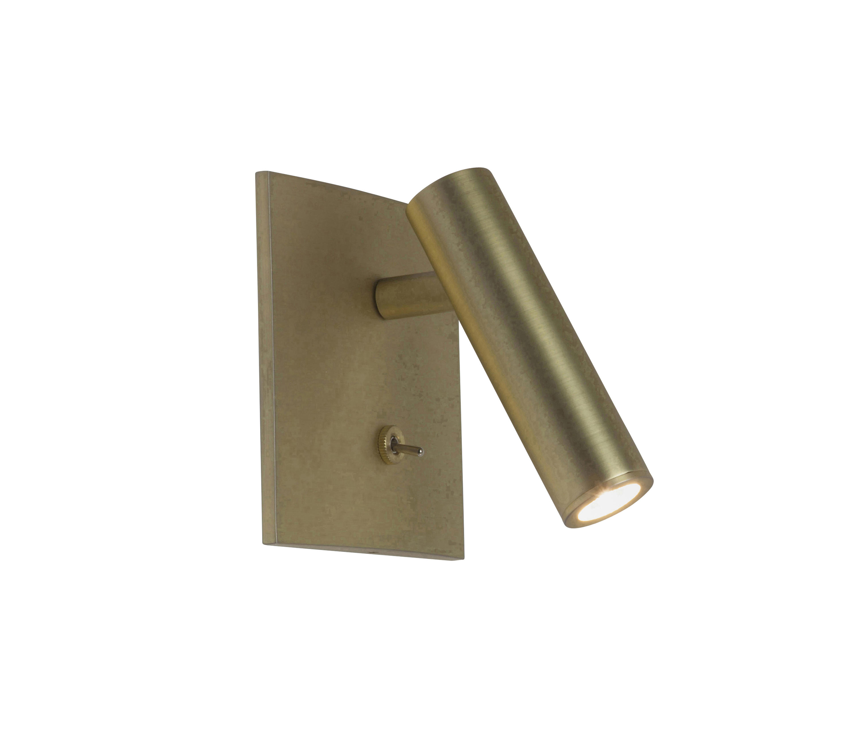 Enna Square Switched LED | Matt Gold | Architonic