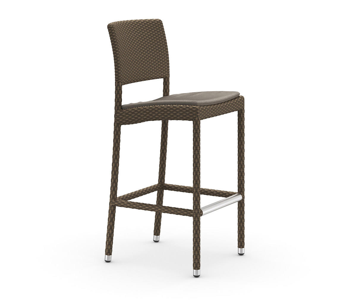 HOLIDAY Barstool incl. Aluminium Footrest | Architonic